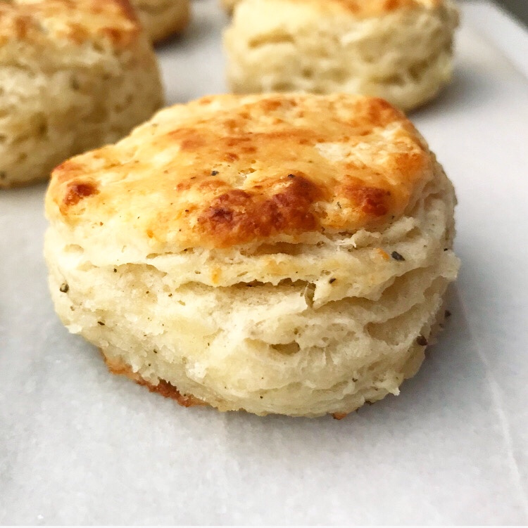 Parmesan & Black Pepper Biscuits | e2 bakes brooklyn