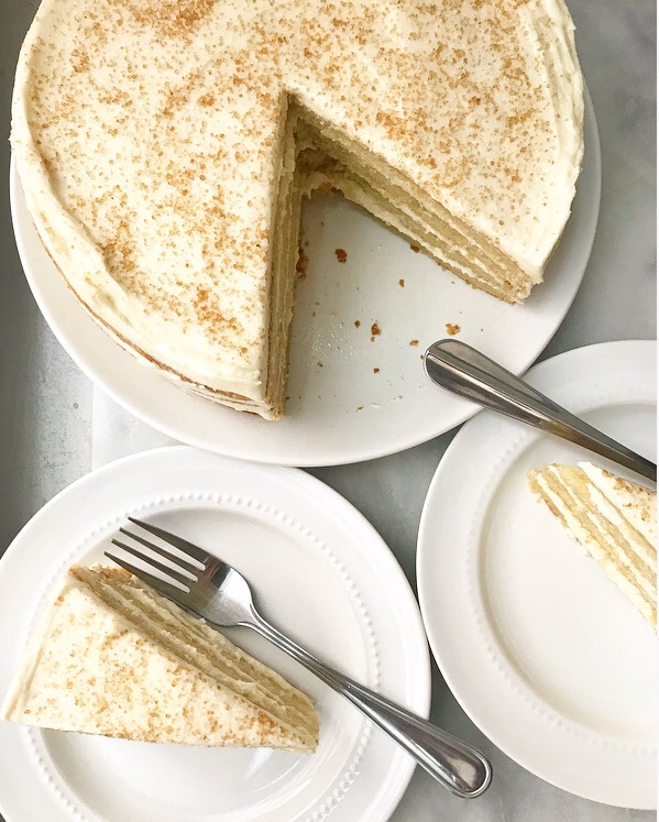 Maple Layer Cake | e2 bakes brooklyn