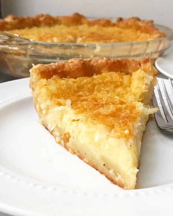 Coconut Custard Pie | e2 bakes brooklyn