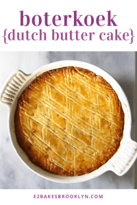 Boterkoek {Dutch Butter Cake} | e2 bakes brooklyn