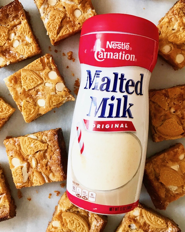 Vanilla Malt Magic Bars | e2 bakes brooklyn