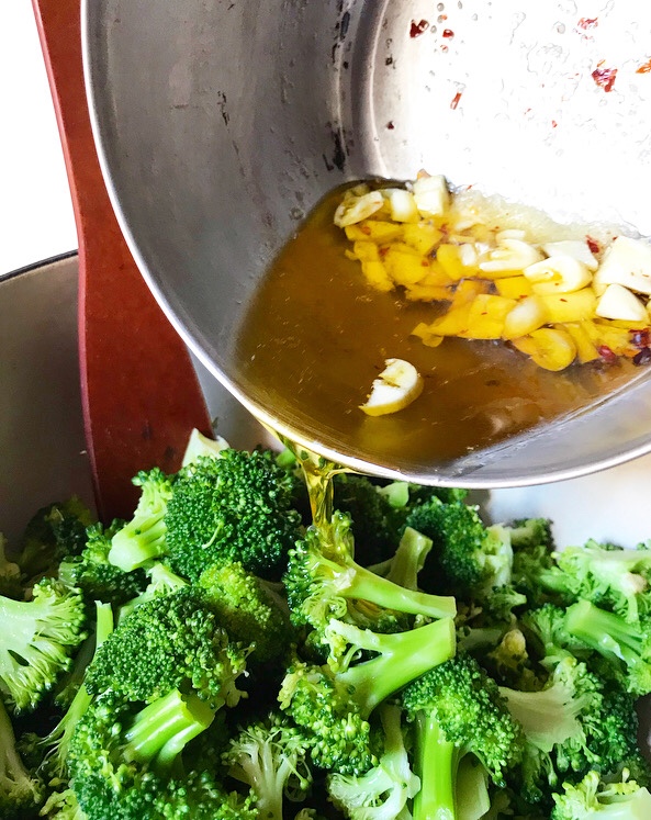 Olive Oil Marinated Broccoli | e2 bakes brooklyn