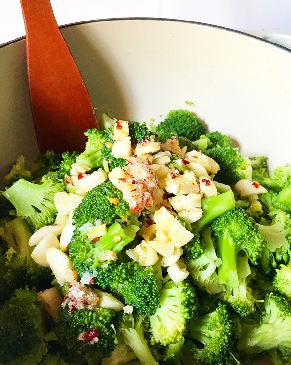 Olive Oil Marinated Broccoli | e2 bakes brooklyn