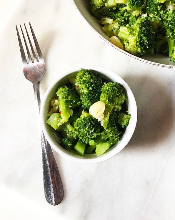 Olive Oil Marinated Broccoli | e2 bakes brooklyn