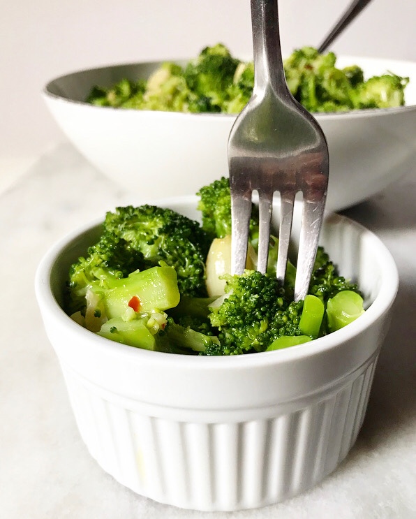 Olive Oil Marinated Broccoli | e2 bakes brooklyn