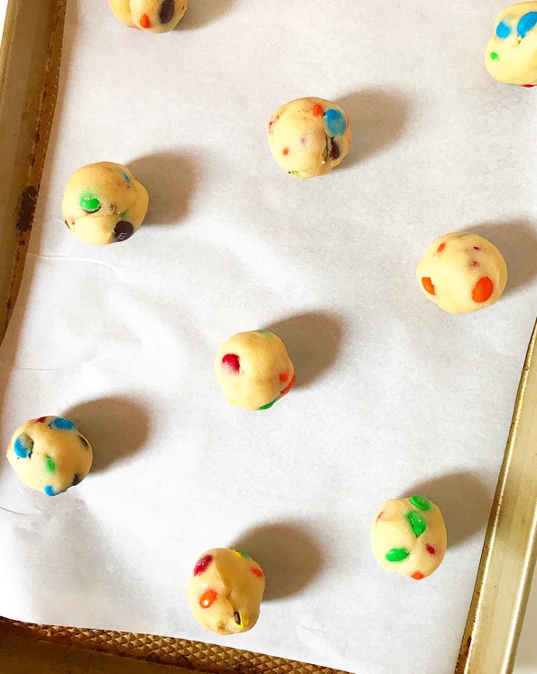 M&Ms Cookies | e2 bakes brooklyn