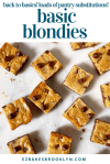 Basic Blondies | e2 bakes brooklyn