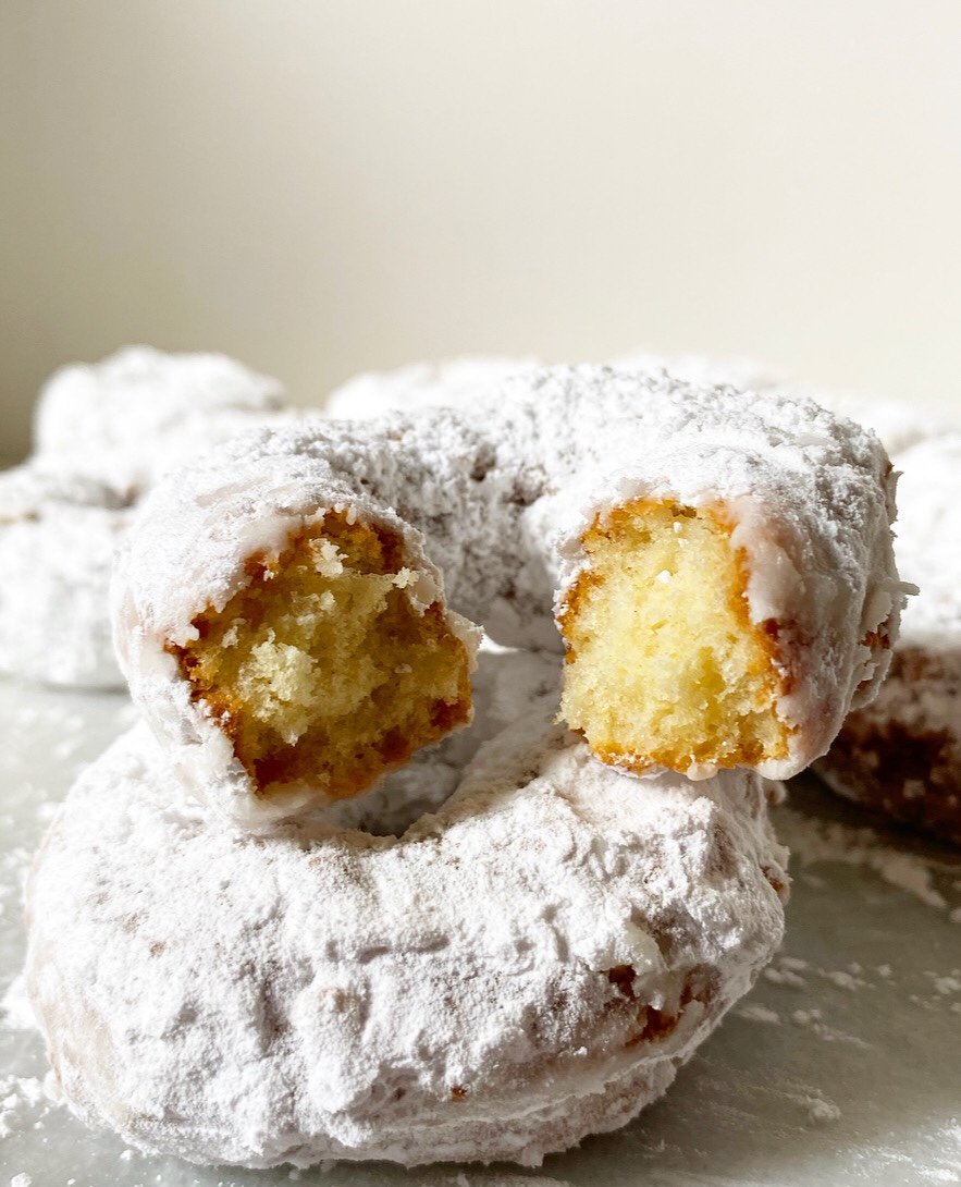 Powdered Doughnuts | e2 bakes brooklyn