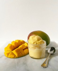 Easiest Ever Mango Sherbet | e2 bakes brooklyn