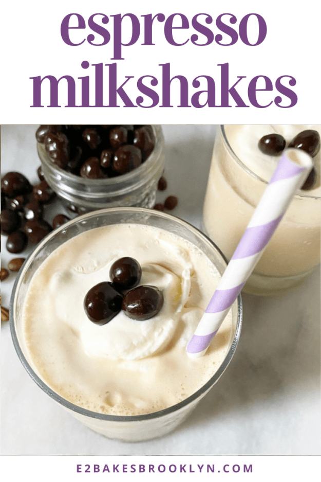 Espresso Milkshakes | e2 bakes brooklyn
