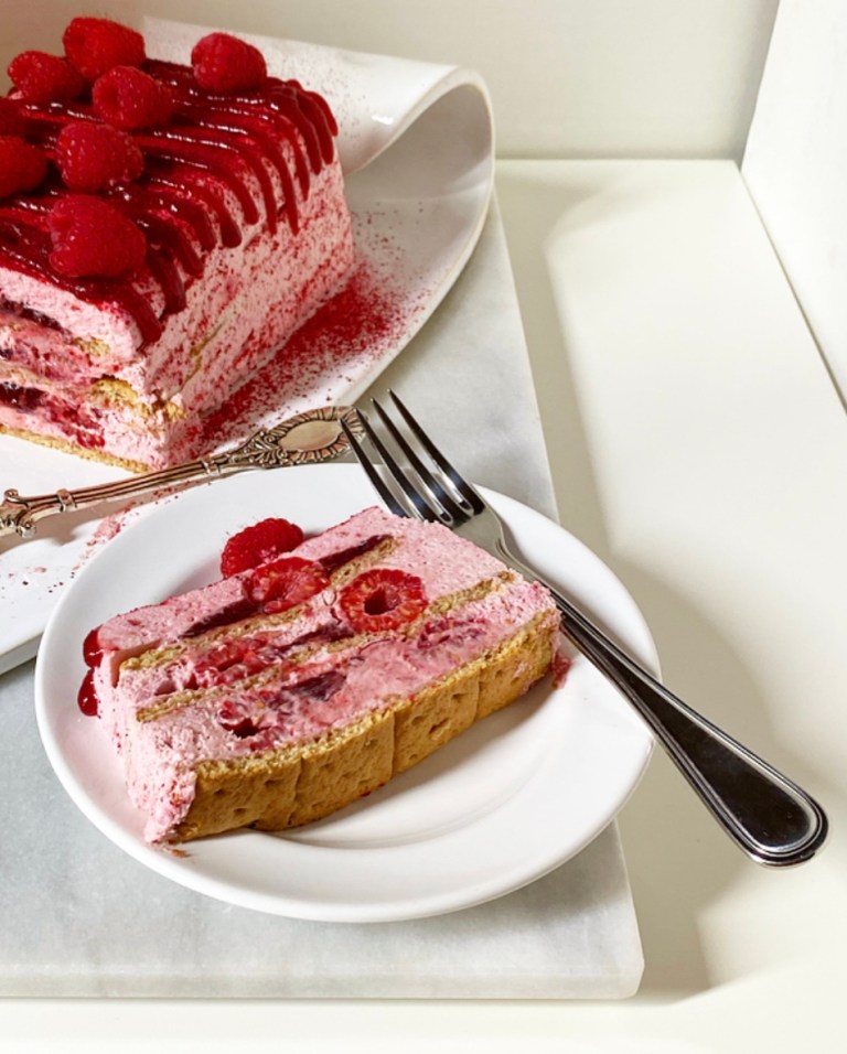 Triple Raspberry Icebox Cake | e2 bakes brooklyn