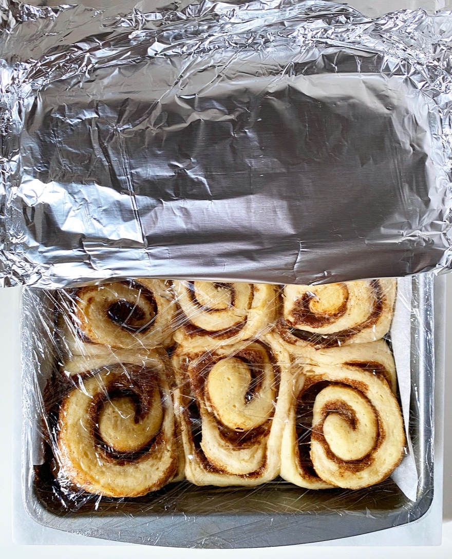 How to Par-Bake Cinnamon Rolls {Make Ahead Method!} | e2 bakes brooklyn