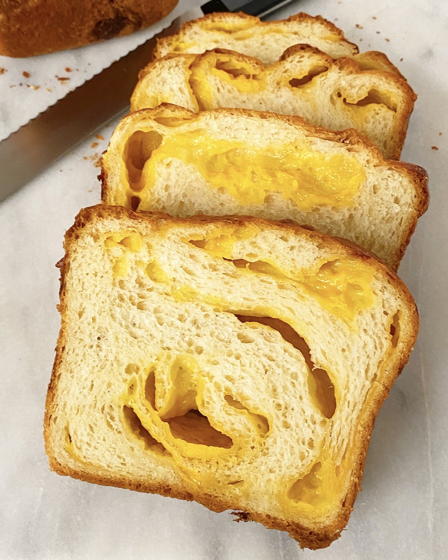 Soft Cheddar Cheese Bread | e2 bakes brooklyn