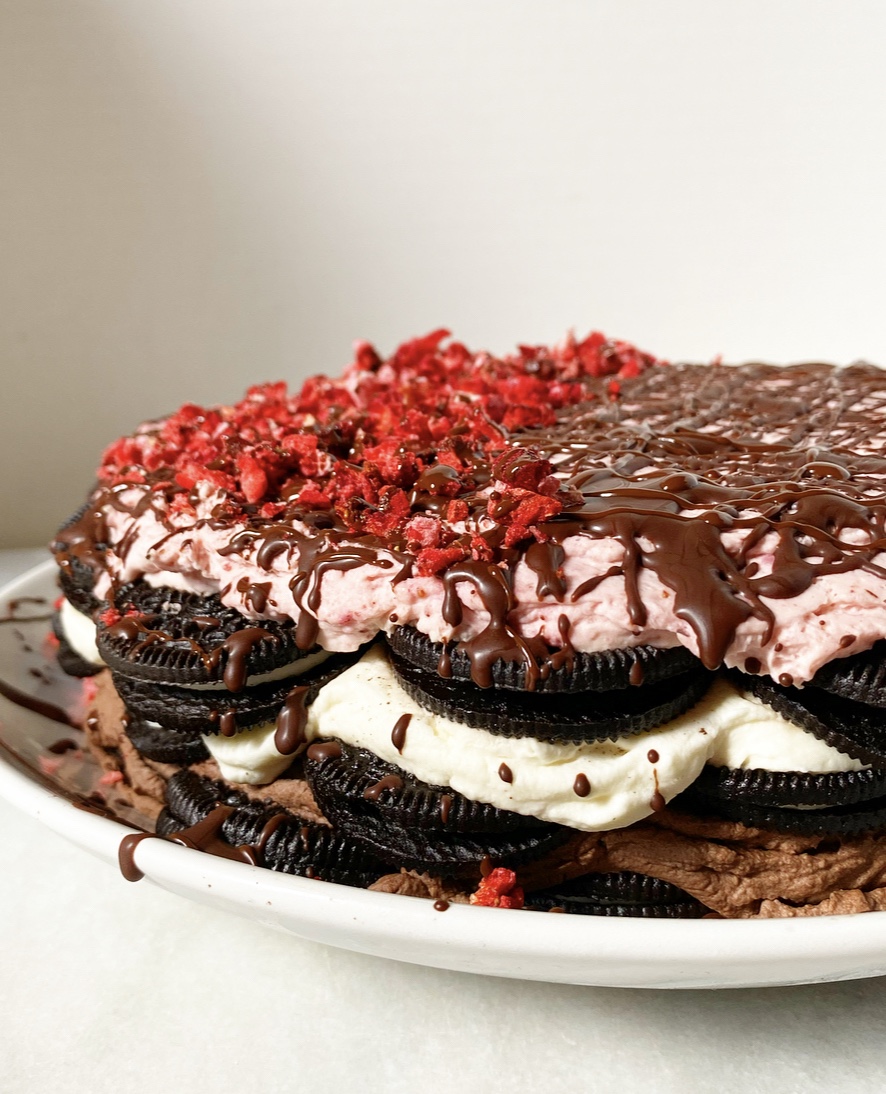 Neapolitan Icebox Cake | e2 bakes brooklyn