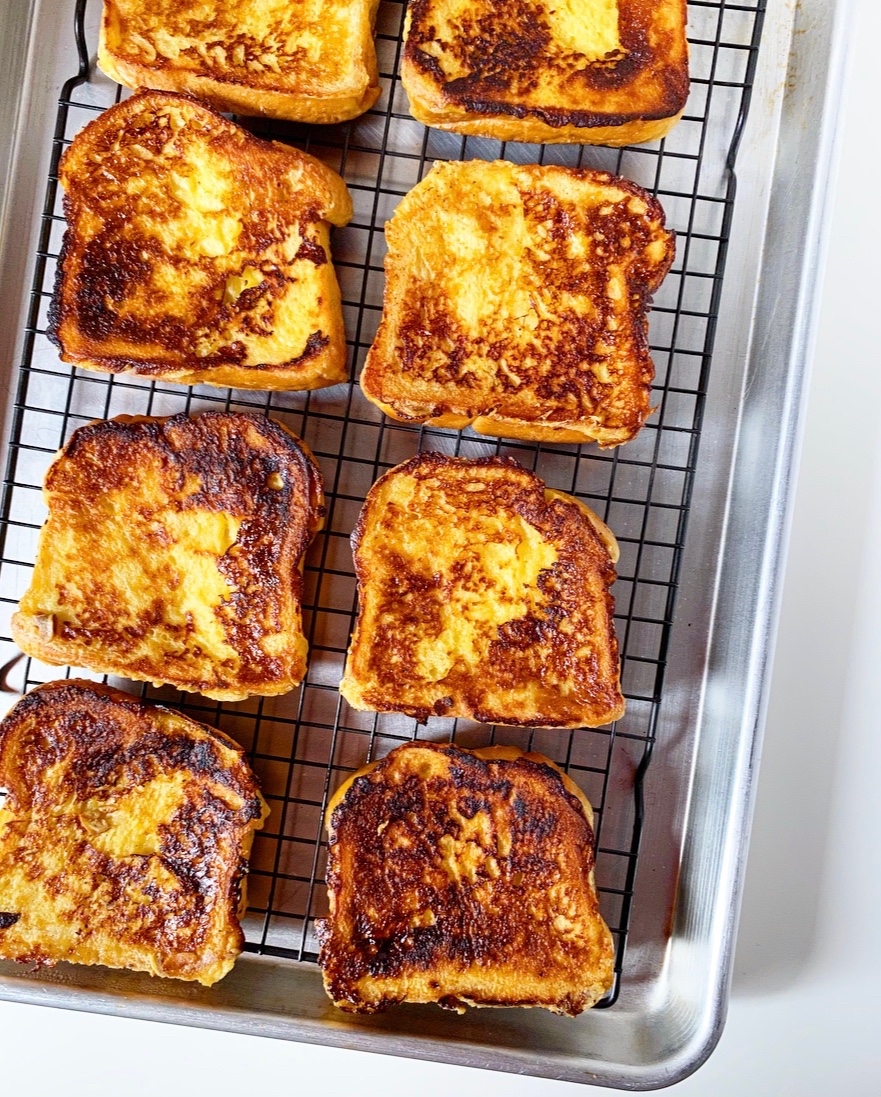 Sour Cream French Toast | e2 bakes brooklyn