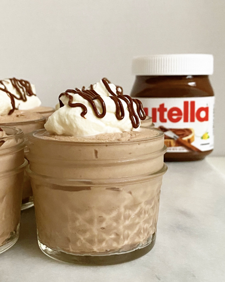 Three Ingredient Nutella Mousse | e2 bakes brooklyn