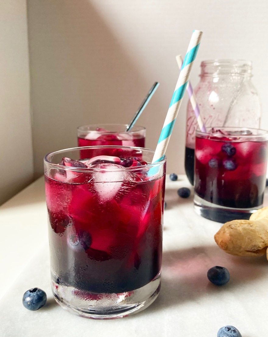 Blueberry Ginger Ales | e2 bakes brooklyn