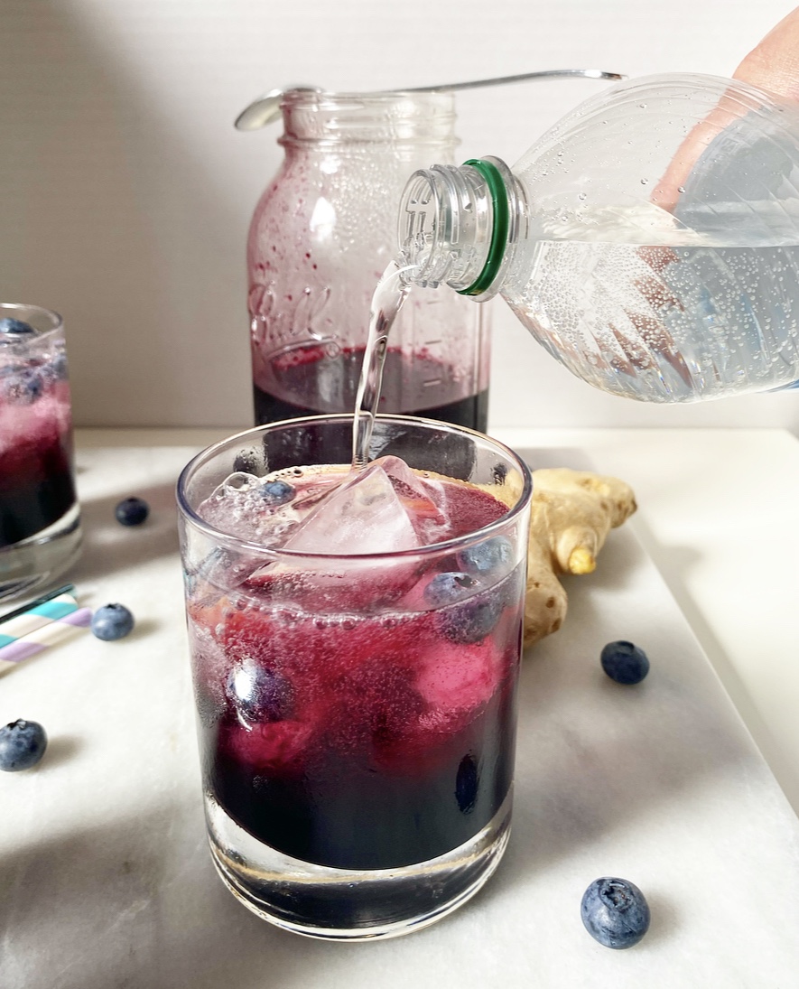 Blueberry Ginger Ales | e2 bakes brooklyn