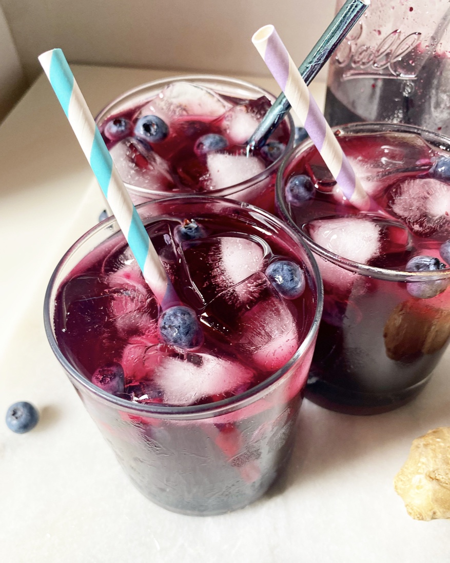 Blueberry Ginger Ales | e2 bakes brooklyn
