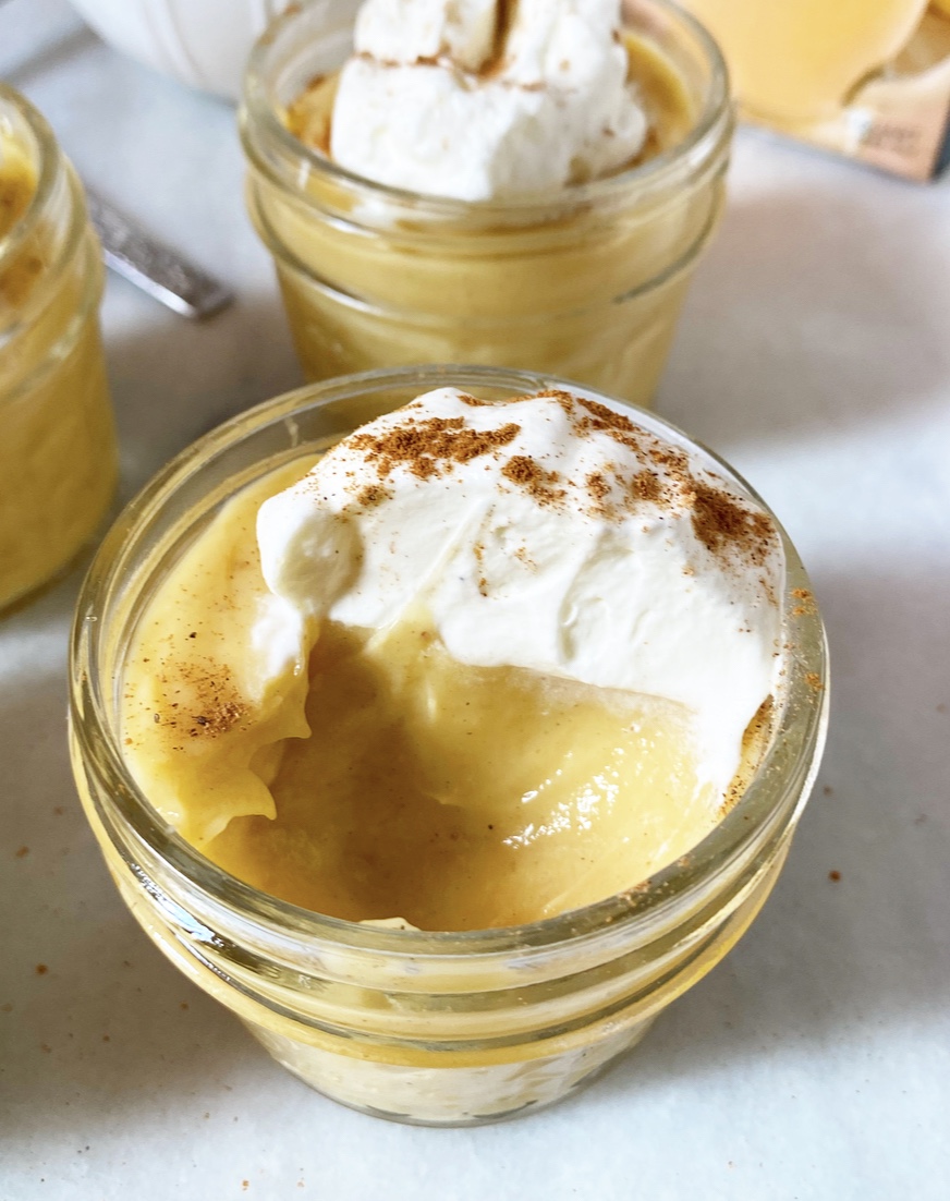 Eggnog Pudding | e2 bakes brooklyn